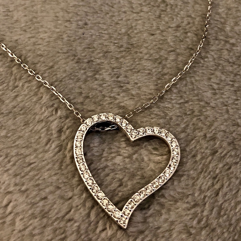 Swarovski Crystal Heart Pendant And Necklace - Gem